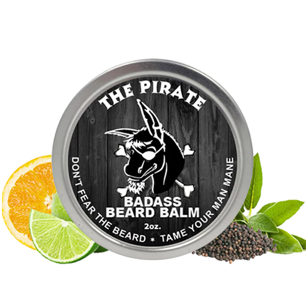 Badass Beard Balm | Hand Crafted Premium Ingredients | The Pirate Scent ...