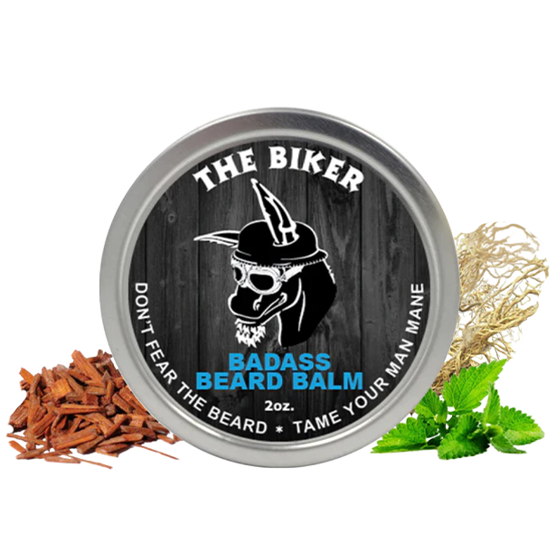 Badass Beard Balm | Hand Crafted Premium Ingredients | The Biker Scent ...