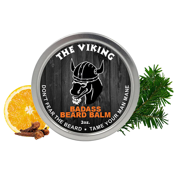 Badass Beard Balm | Hand Crafted Premium Ingredients | The Viking Scent ...