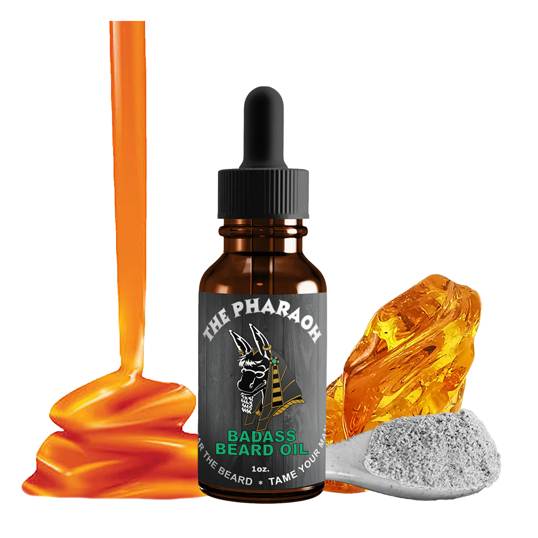 Badass Beard Oil | Hand Crafted Premium Ingredients | The Pharaoh Scent ...