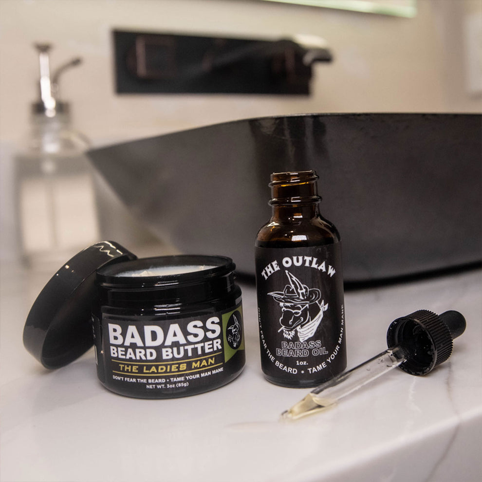 Beard Oil & Beard Balm Combo | Badass Beard Care (Recommended)