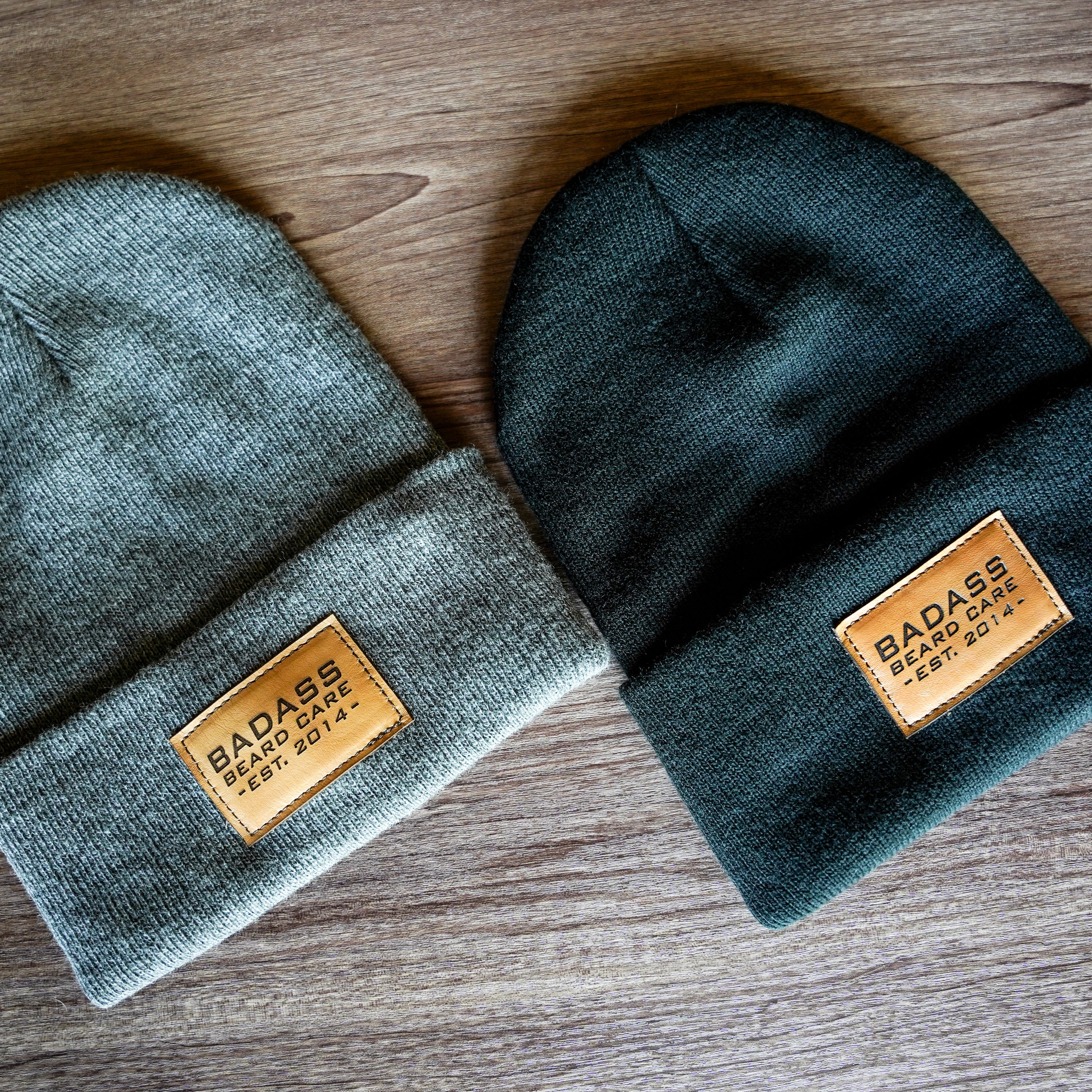 Badass Cuffed Beanie - Charcoal Grey – Badass Beard Care
