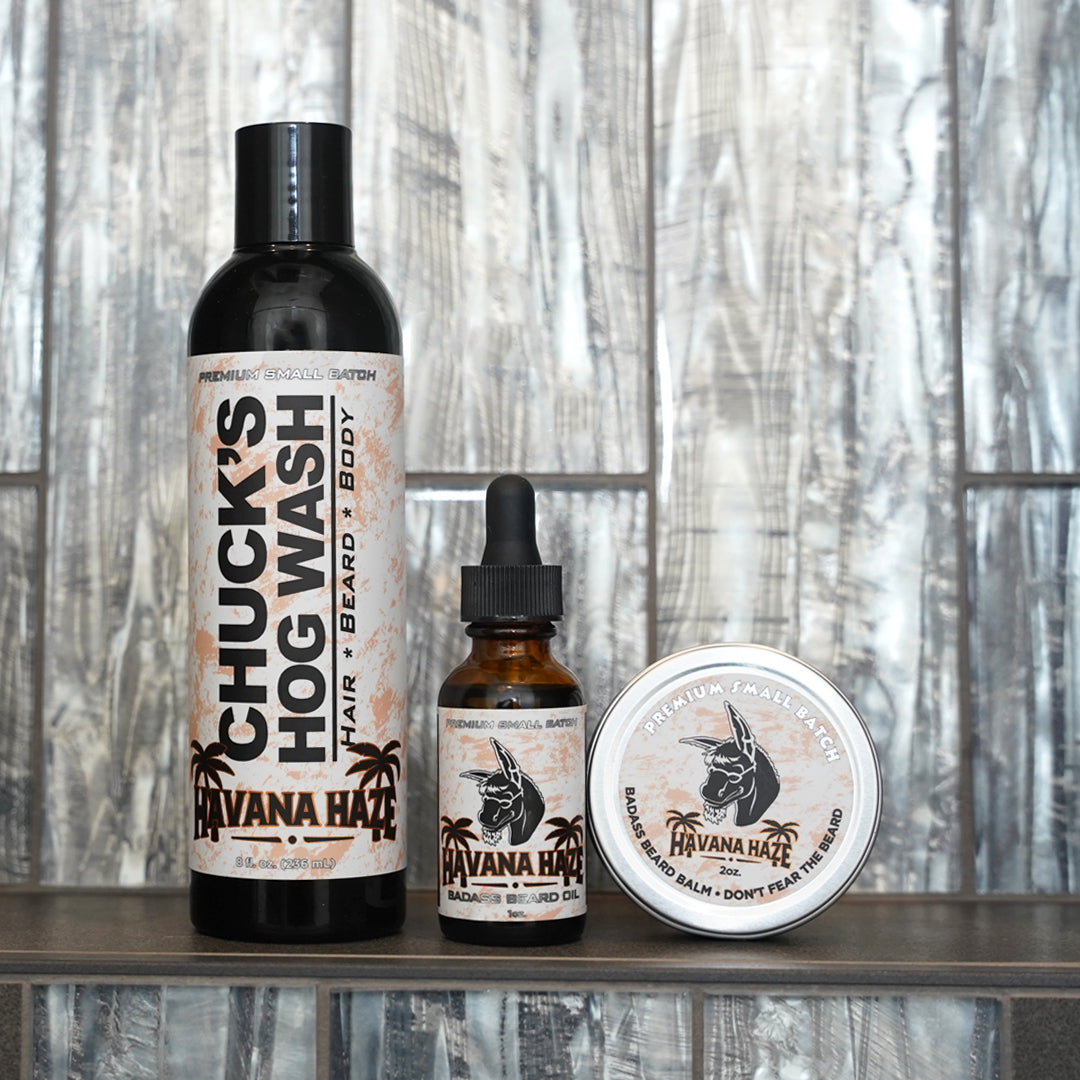 Chuck's Hog Wash - Havana Haze – Badass Beard Care