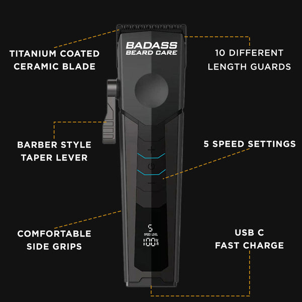 Badass Beard Trimmer – Badass Beard Care