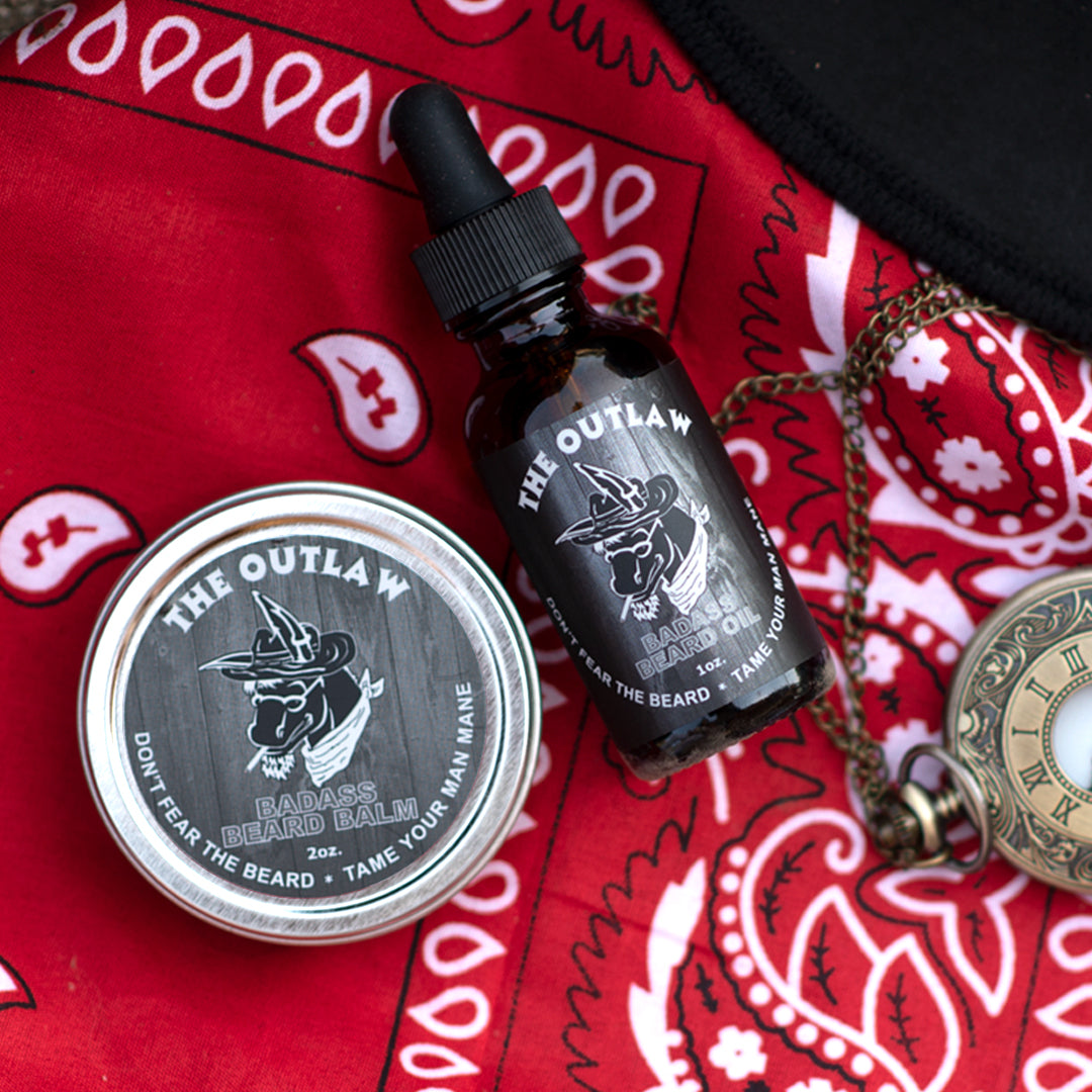 "The Outlaw" Beard Oil By Badass Beard Care (Recommended)