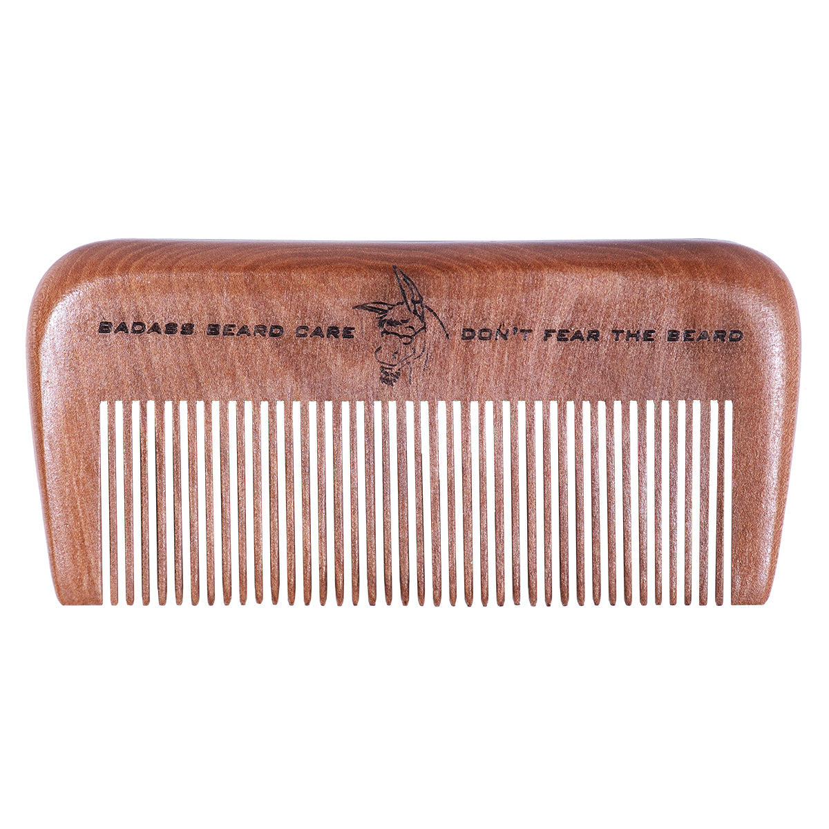 Walnut Hardwood Beard Comb | Badass Beard Care | Tame Your Mane