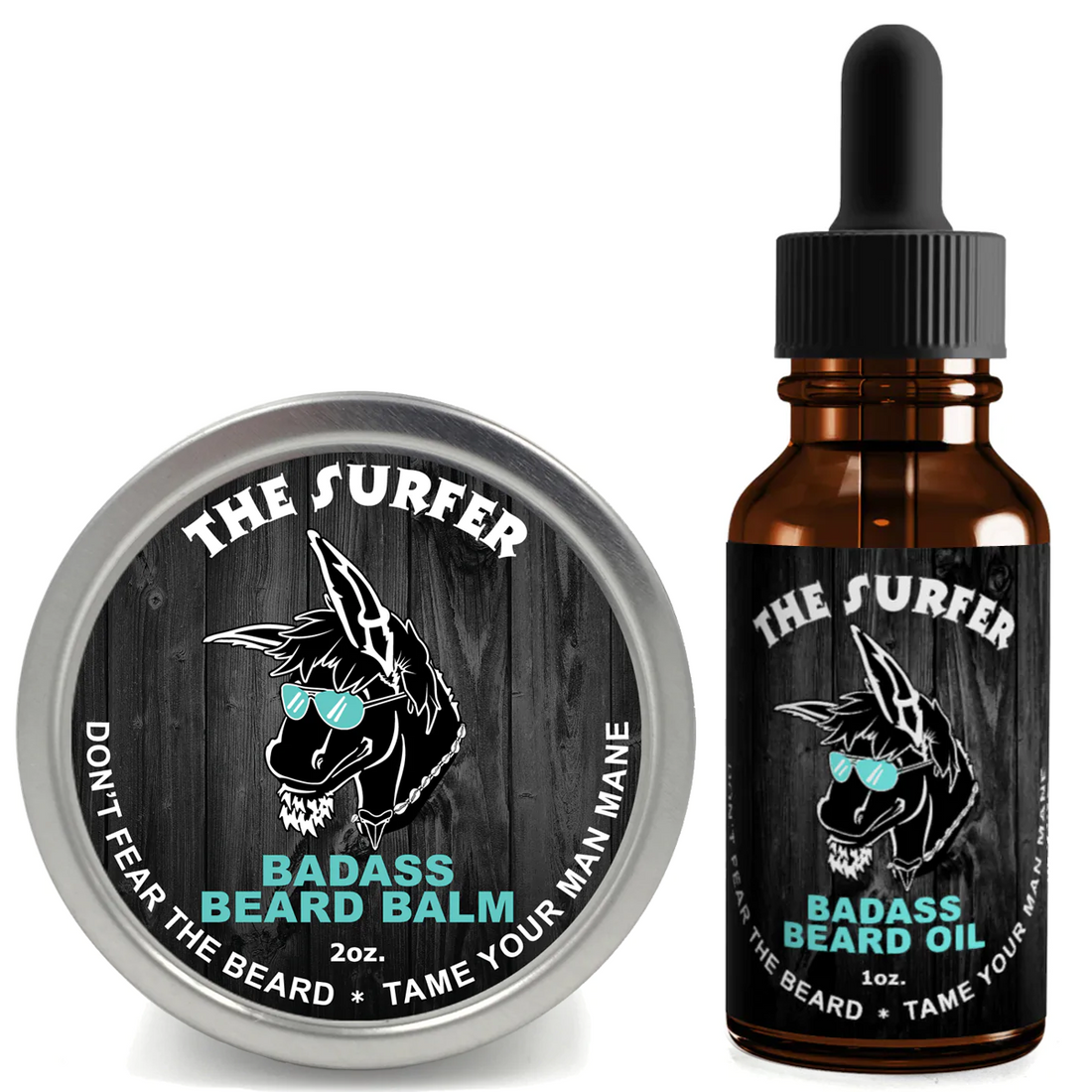 Beard Oil & Beard Balm Combo | Badass Beard Care (Recommended)